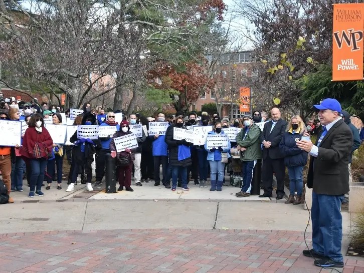 Rally Against Layoffs at William Paterson University – Solidarity Caucus